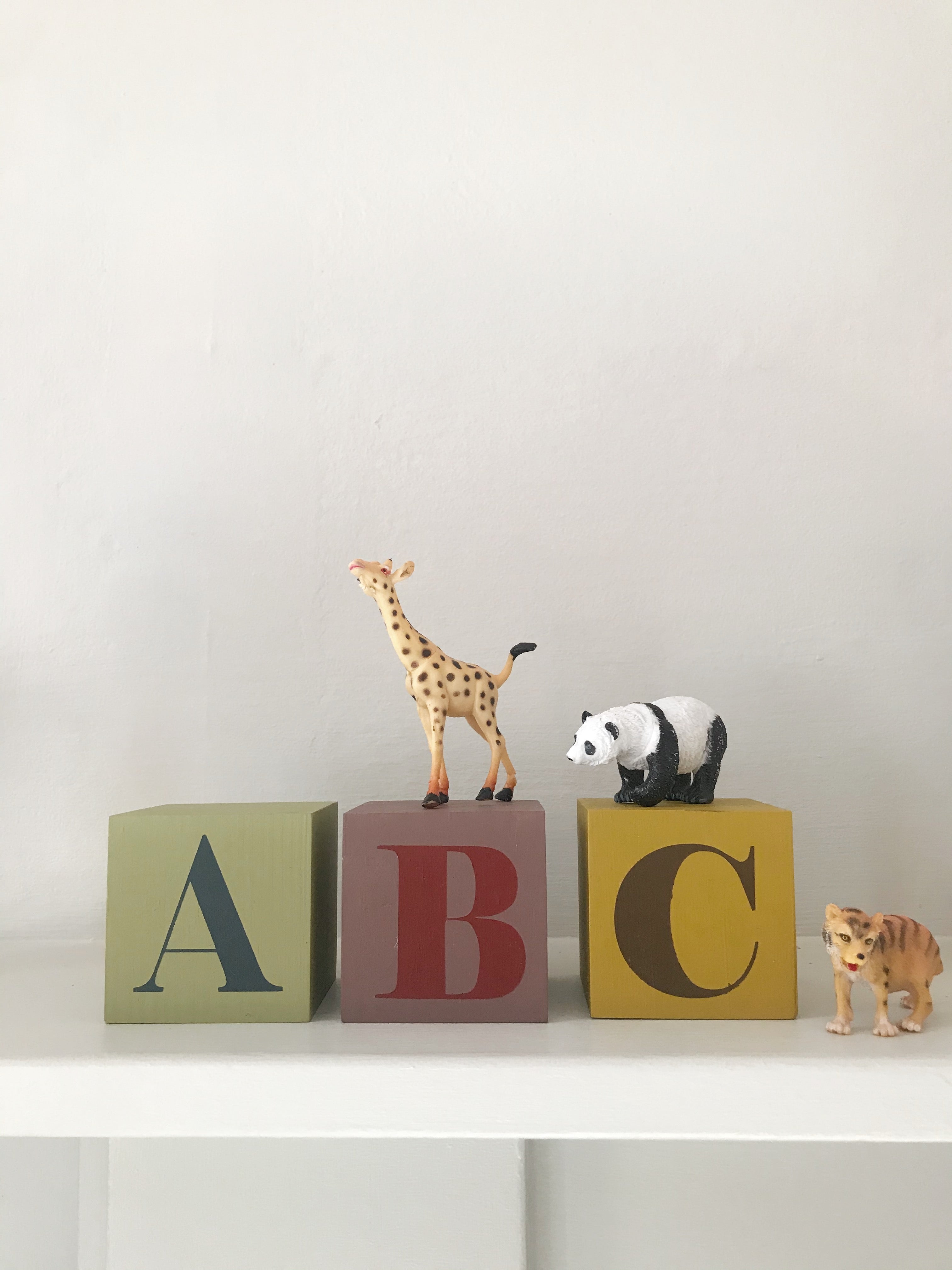 Hand Painted Letter Blocks - allthethings. – All the things