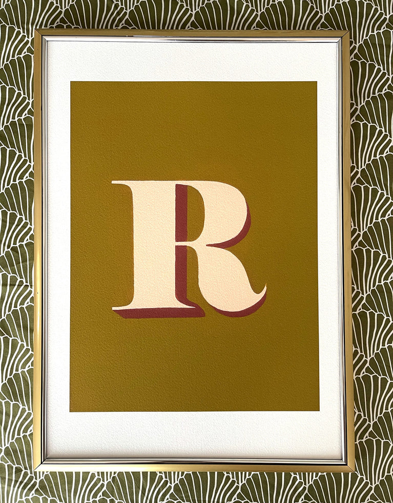 Hand Painted Typography Prints - allthethings. – All the things